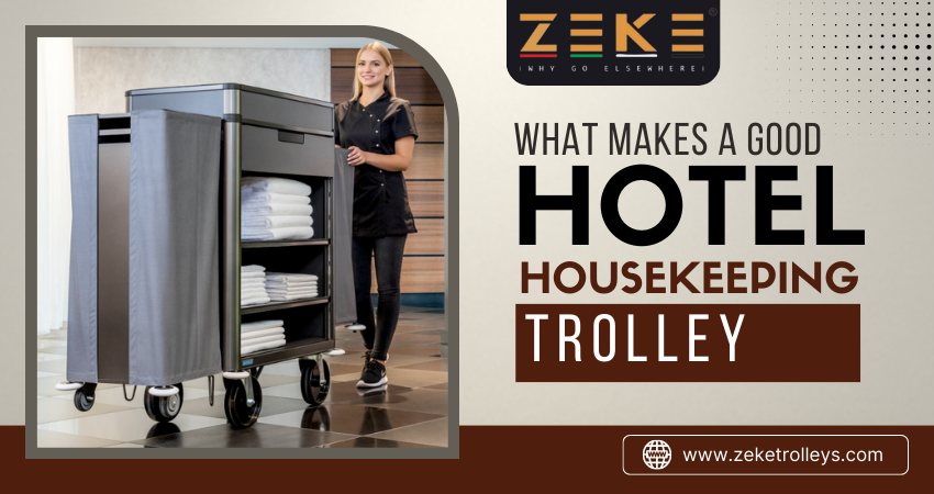 Types Of Housekeeping Trolley That Boost Your Efficiency