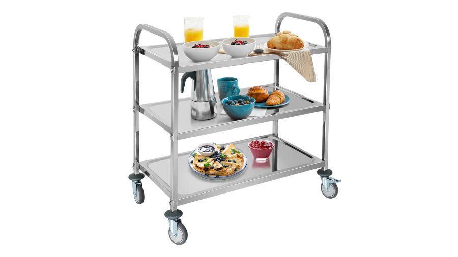 Benefits Food Serving Trolley With Wheels In Restaurants